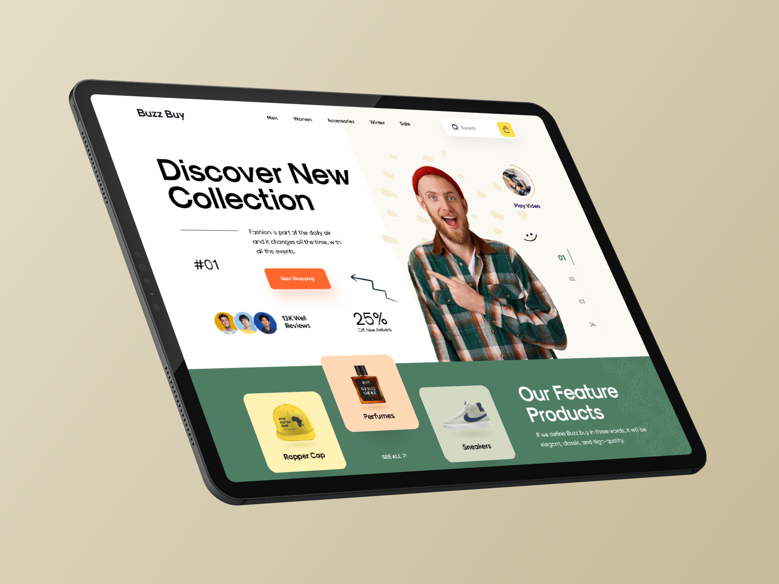 E-commerce Web Header by Orix Creative on Dribbble