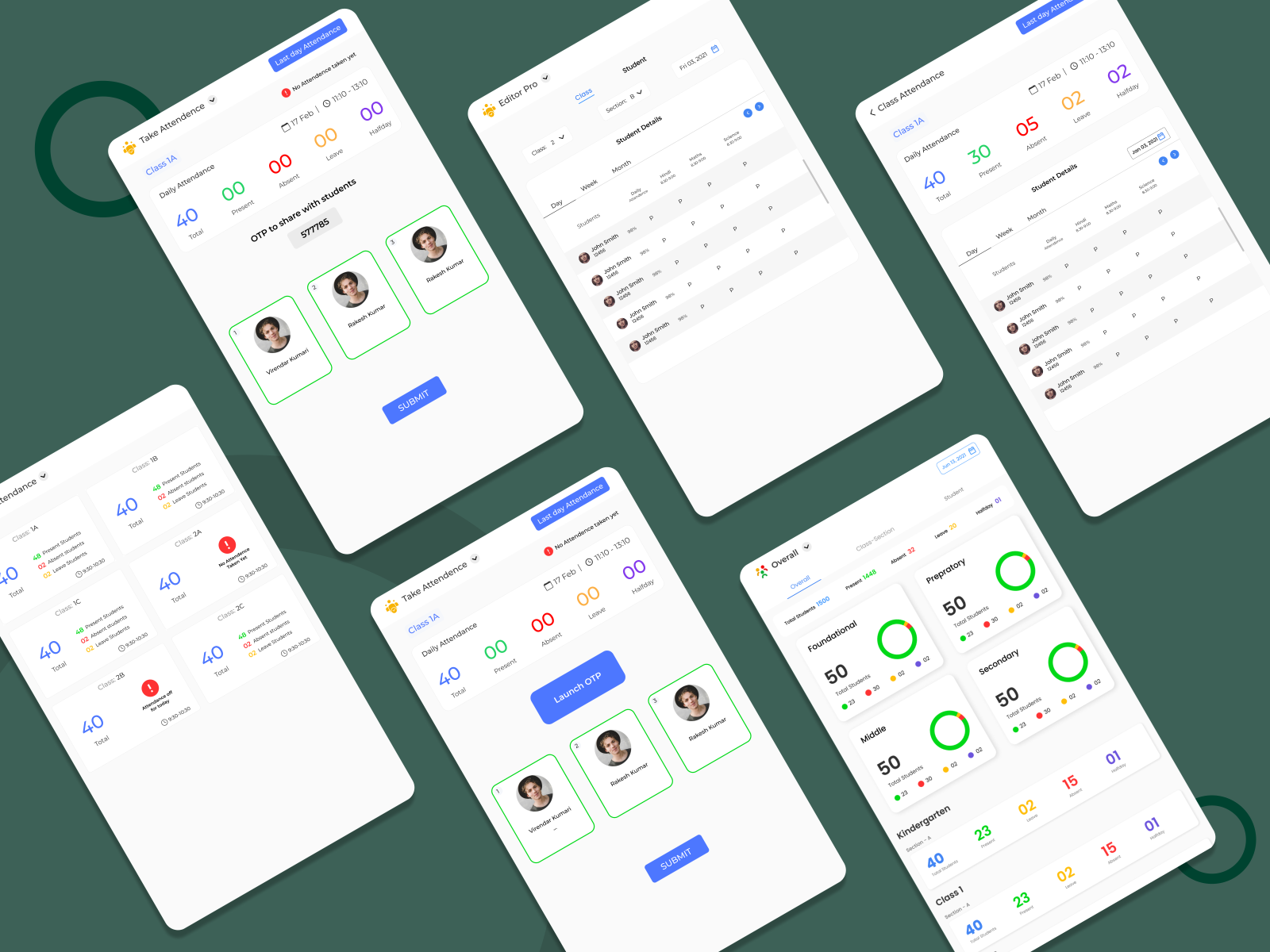 Class Attendance App By Prince S On Dribbble
