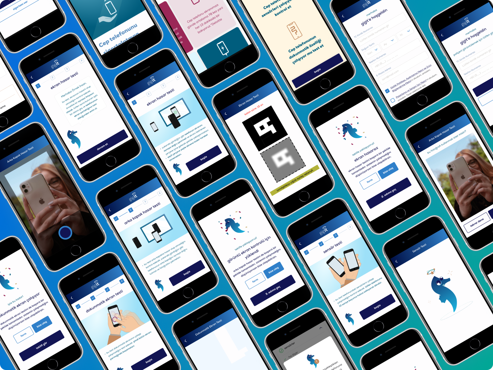 Gigit App / Gulf Sigorta by Sevcan on Dribbble
