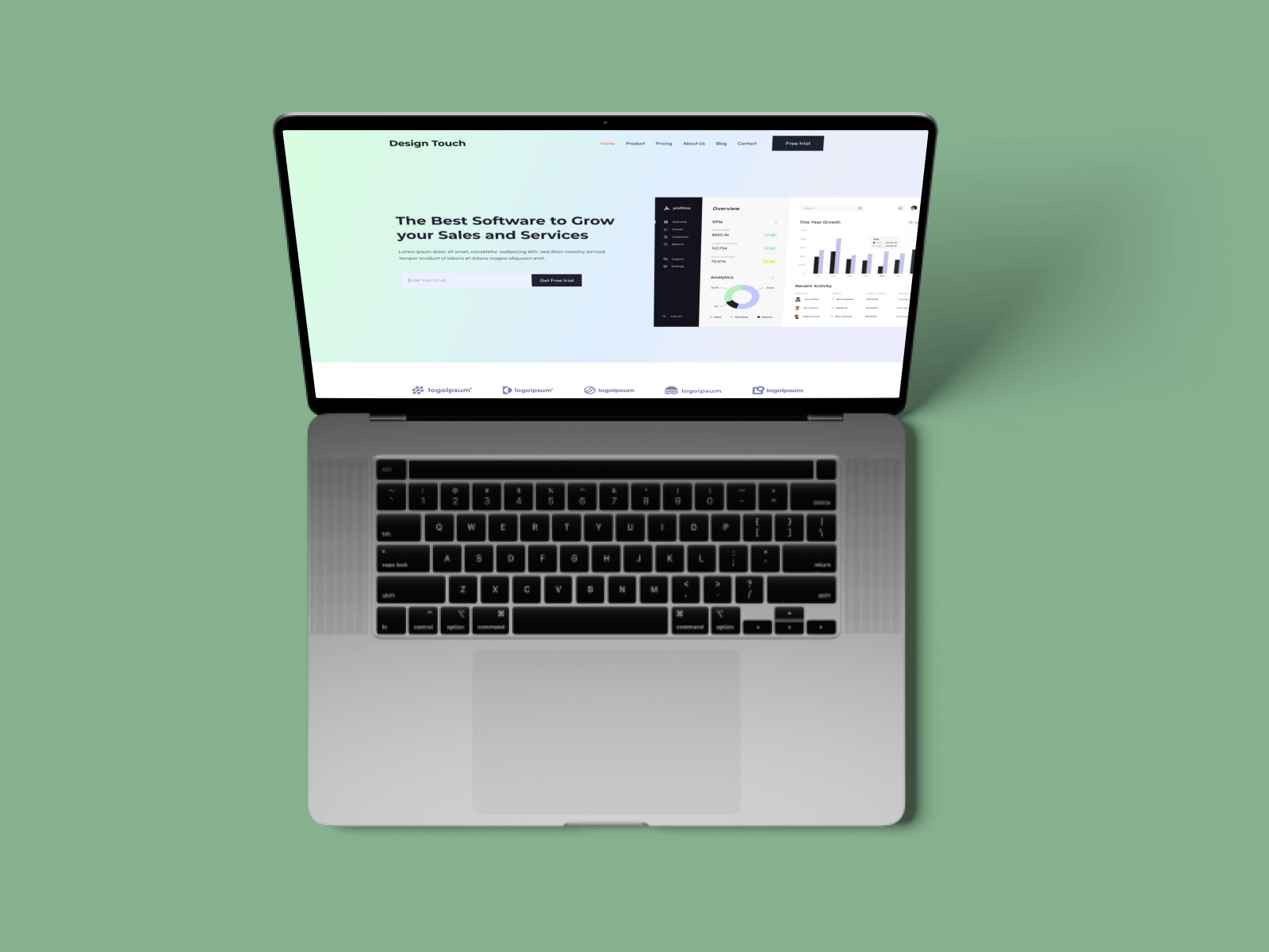 Saas website design by Partho Debnath on Dribbble Saas website design by Partho Debnath on Dribbble