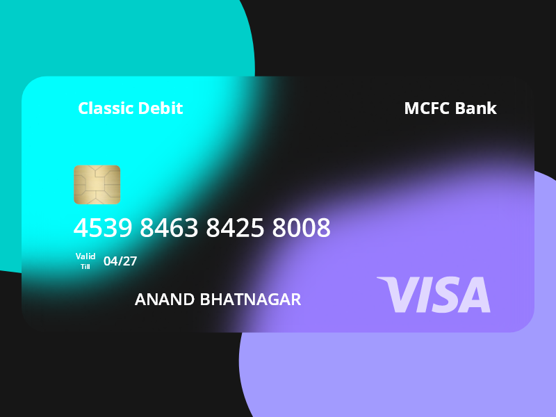 ATM Card Design by Soumyadeep Baral on Dribbble
