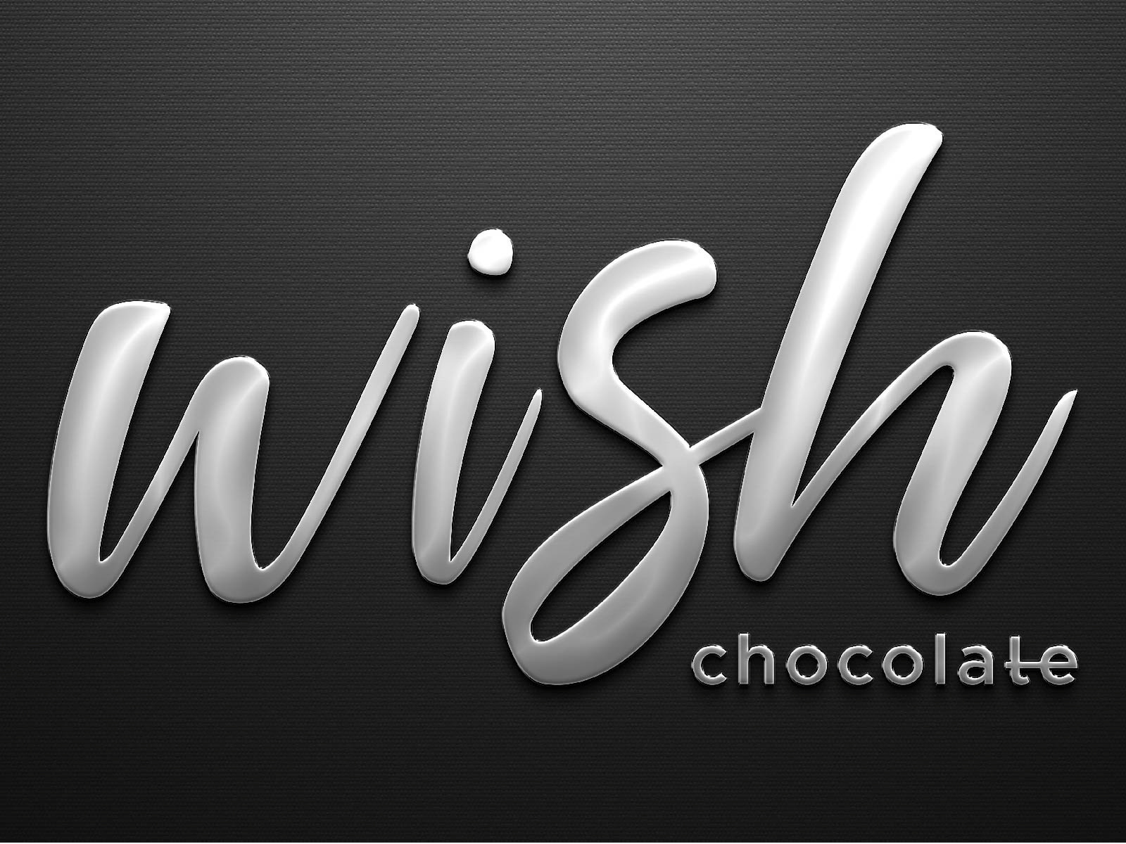 wish chocolate Logo Design by Muhammad Ibrahim on Dribbble