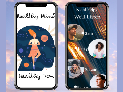 Healthy mind app design by aashi on Dribbble