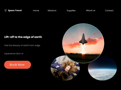 Space Travel web app design by aashi on Dribbble