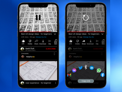 Share screen design by aashi on Dribbble