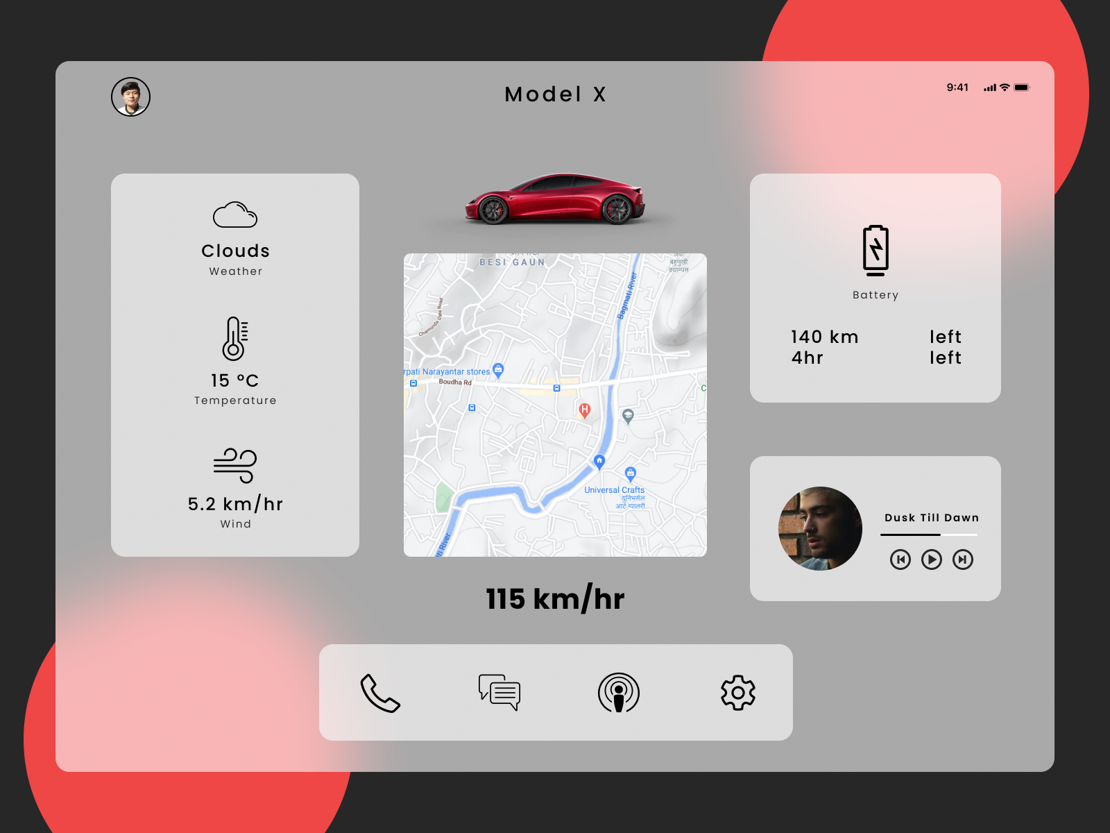 Day34 Car Interface by Him Sagar Rai on Dribbble