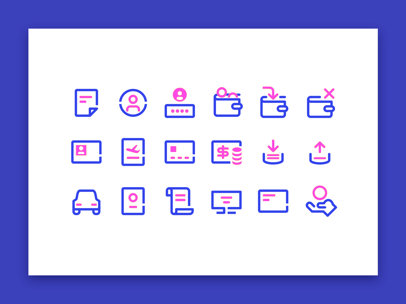 icon set by Sun Joo on Dribbble