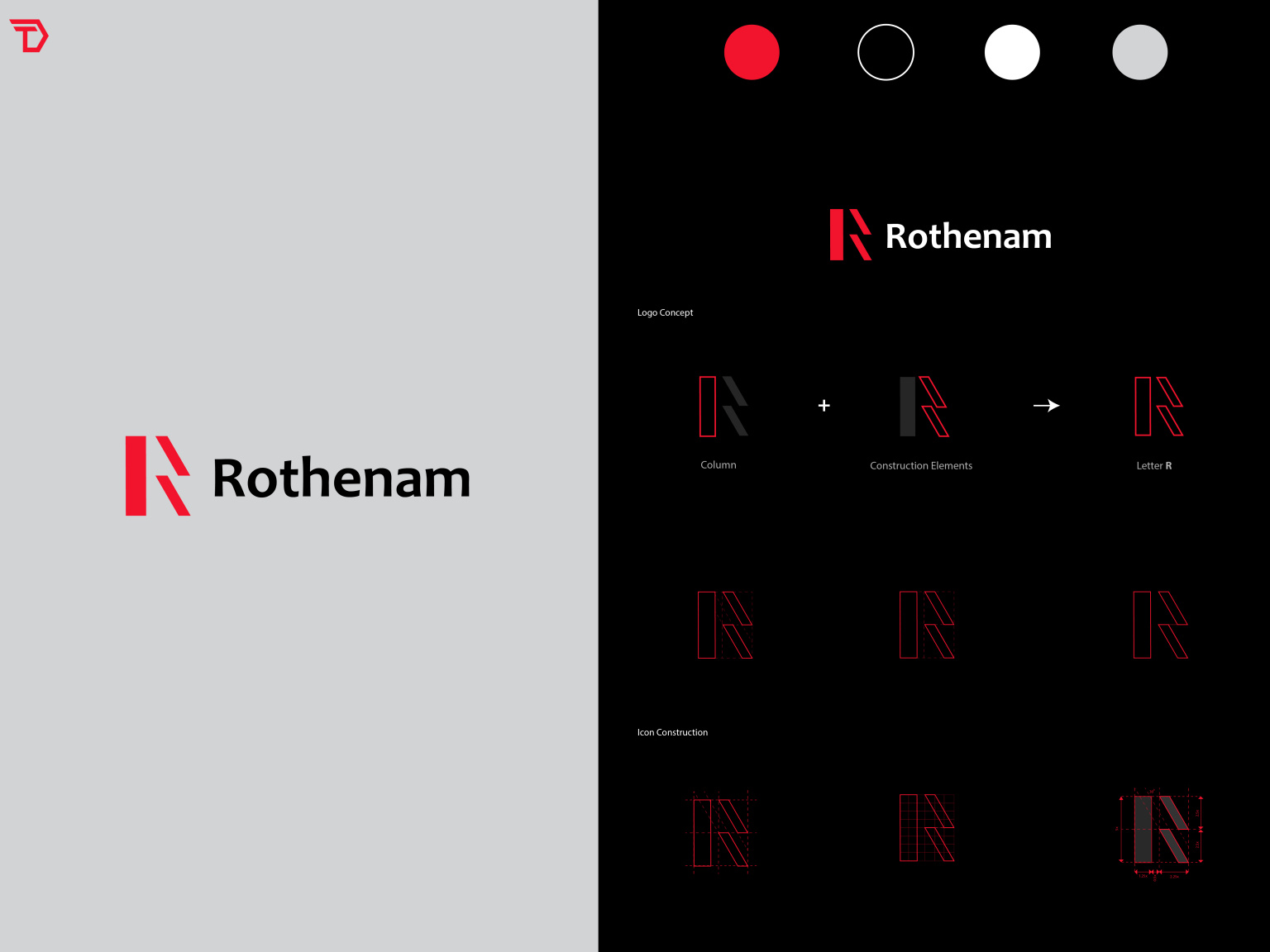 Rothenam - Logo design by Folorunso Tosin on Dribbble