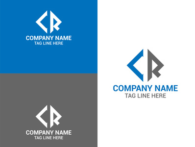 CR Letter Logo Design Template by MD Rased on Dribbble