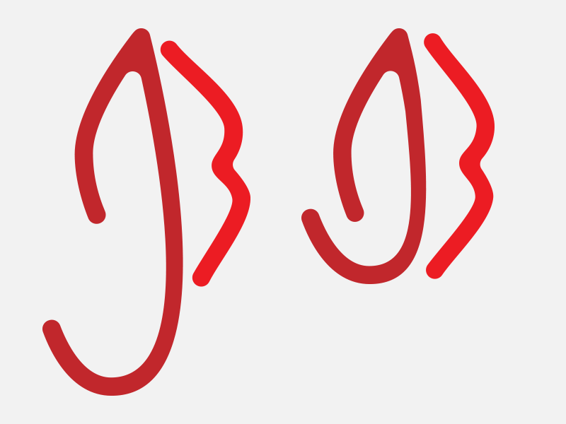 Jb Monogram for makeup artist by Daniel Mckendry on Dribbble