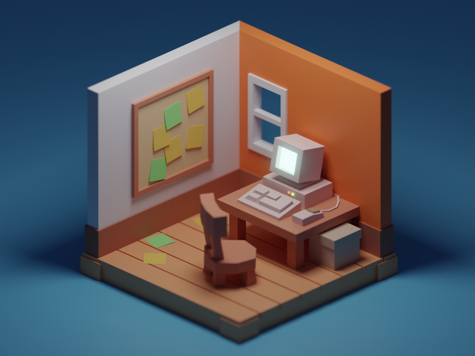 BLENDER OFFICE VIEW by manali patil on Dribbble