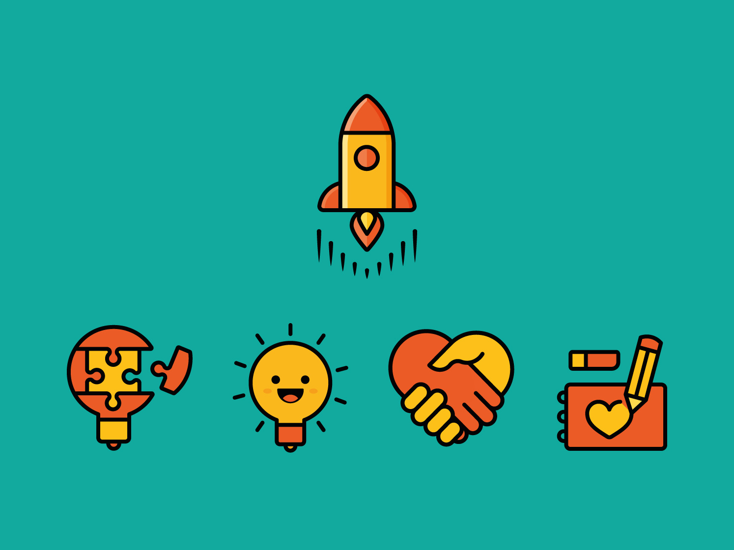 Some Random Icons by Waqas Shah on Dribbble