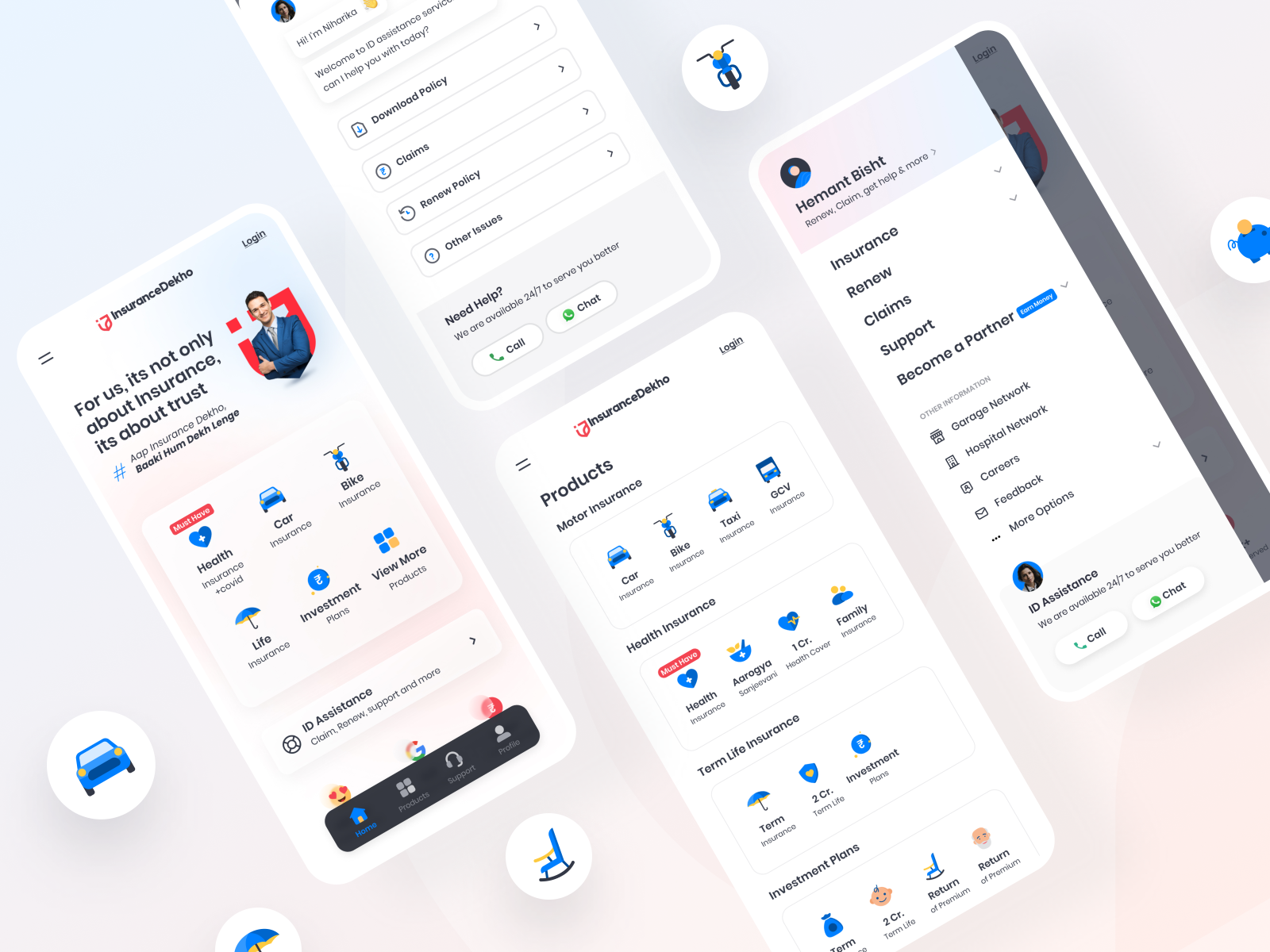 InsuranceDekho Rebranding by Hemant Bisht on Dribbble