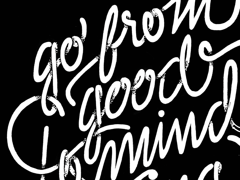 Hand Lettering by Cale LeRoy on Dribbble
