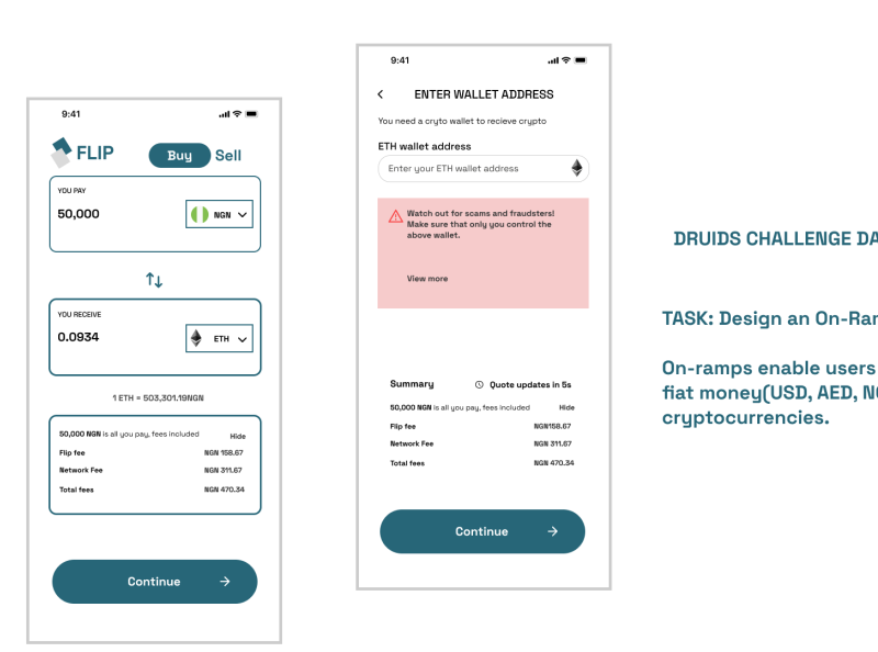 Crypto On-Ramp design by Stephan Oshiomogho on Dribbble
