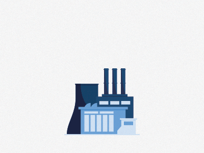 Coal Plant (simple gif) by Jacob Rosenburg on Dribbble