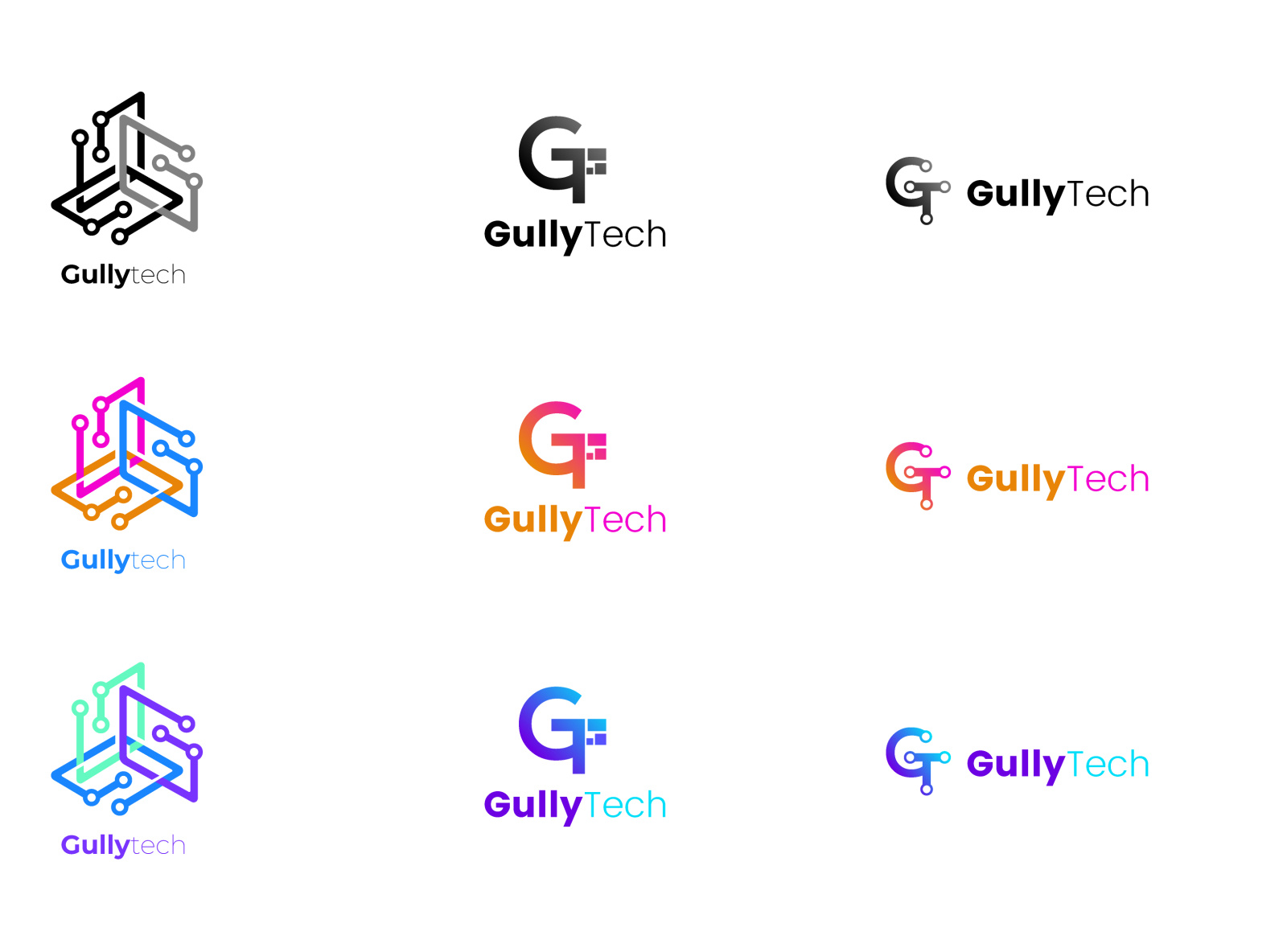 Tech Logo Concepts by Ash Alif on Dribbble
