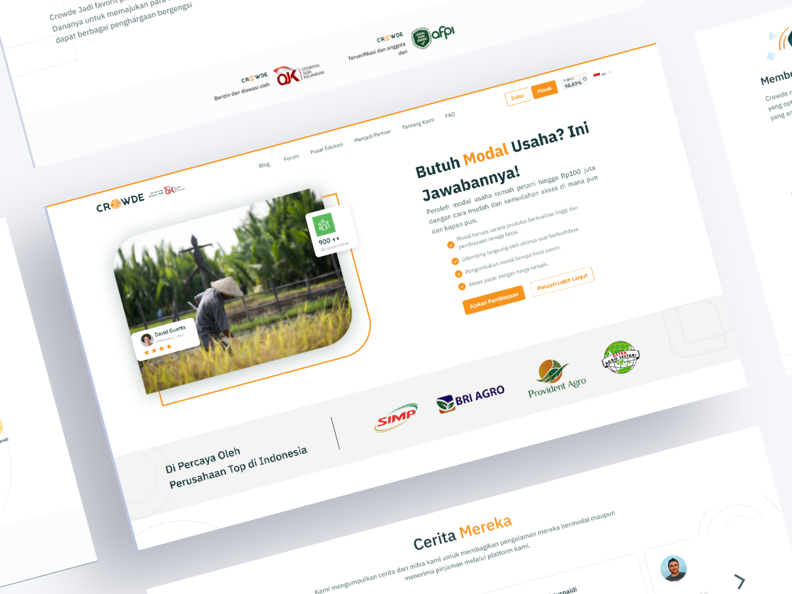 Crowde - P2P Lending by Andy Pratama Julian on Dribbble