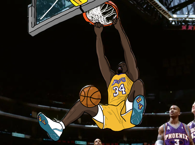 Shaq by KEITH DOKES on Dribbble