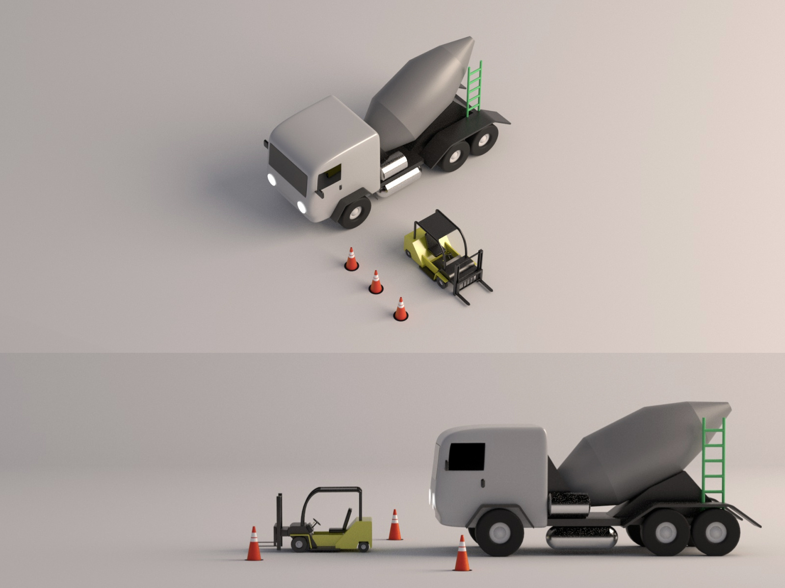 Construction Vehicles by Michael Powers for Fleetio on Dribbble