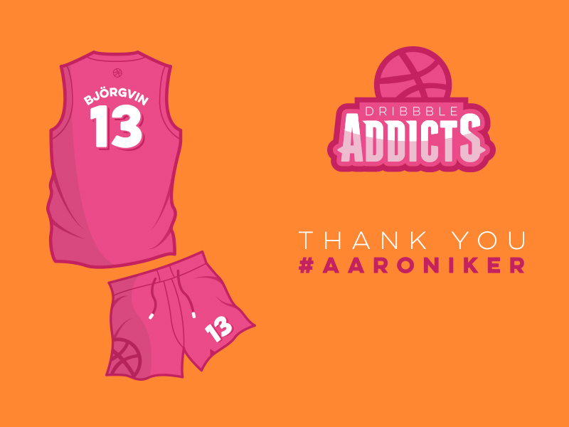 Thanks to Aaron Iker by Björgvin Pétur Sigurjónsson on Dribbble