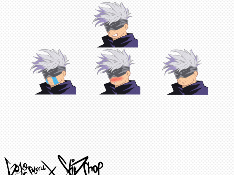 Gojo Satoru Emote by Stikzshop on Dribbble