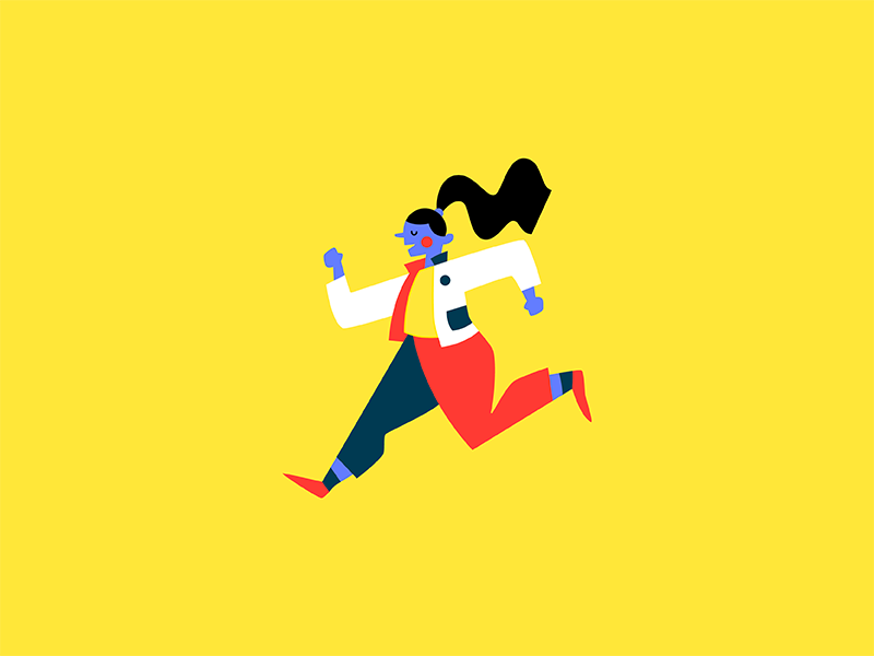 Run by Meredith Schomburg on Dribbble