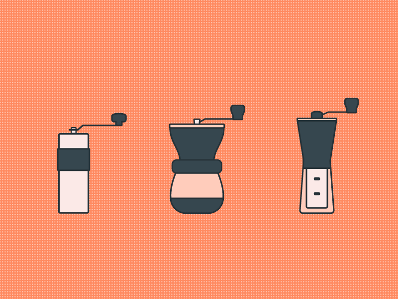 Coffee Gear - part I by Alice Yan on Dribbble