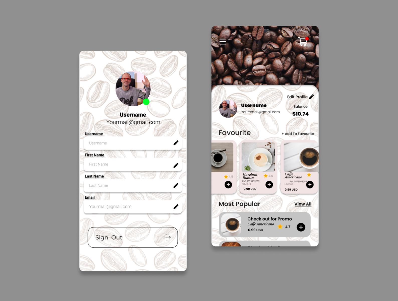 Profile - Daily Ui #006 by Folajimi Paul on Dribbble