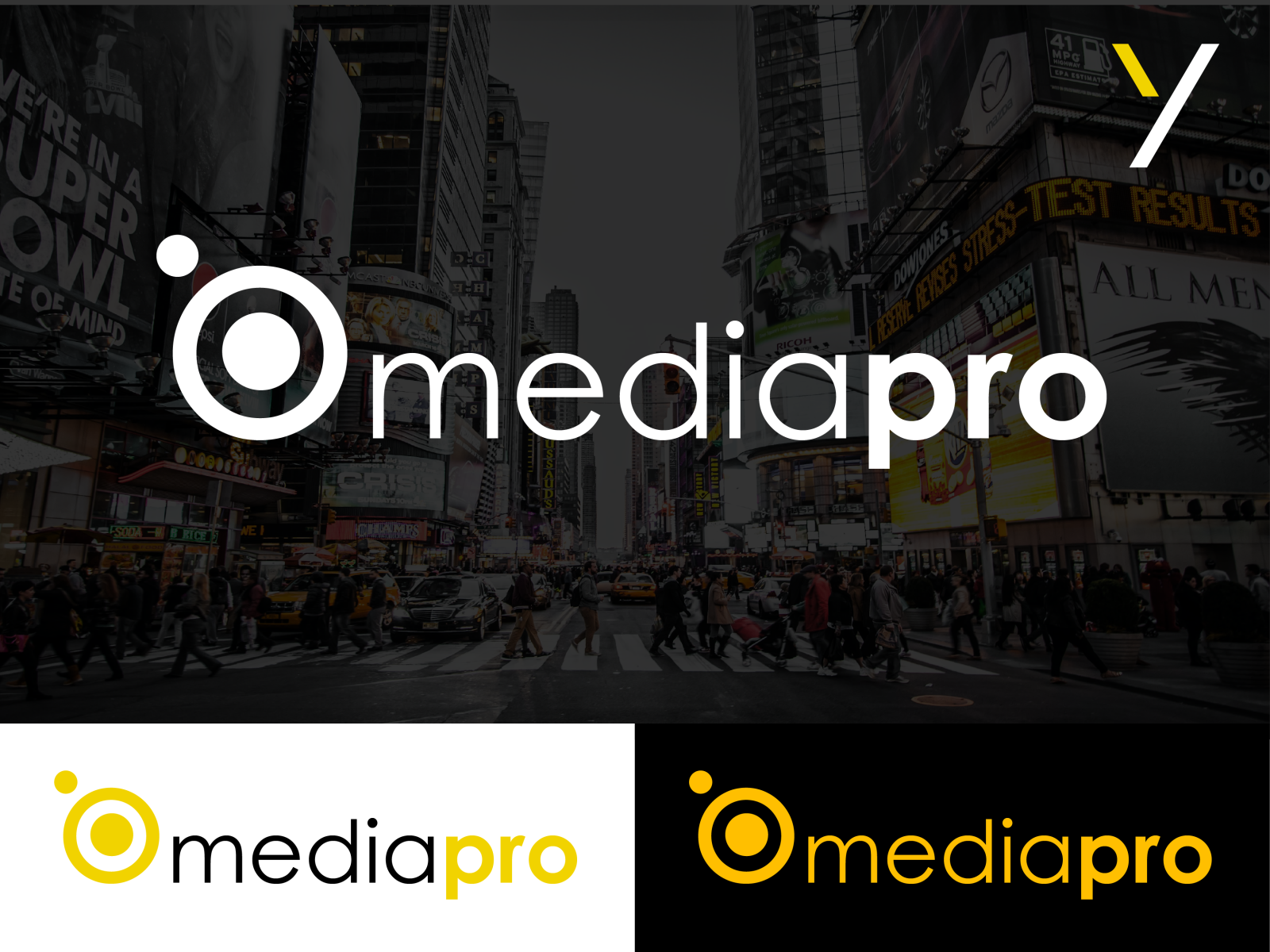 mediapro logo design by Yohanes Adi on Dribbble
