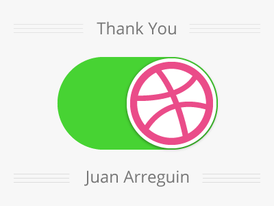 Thank You Juan Arreguin by Travis Libby on Dribbble