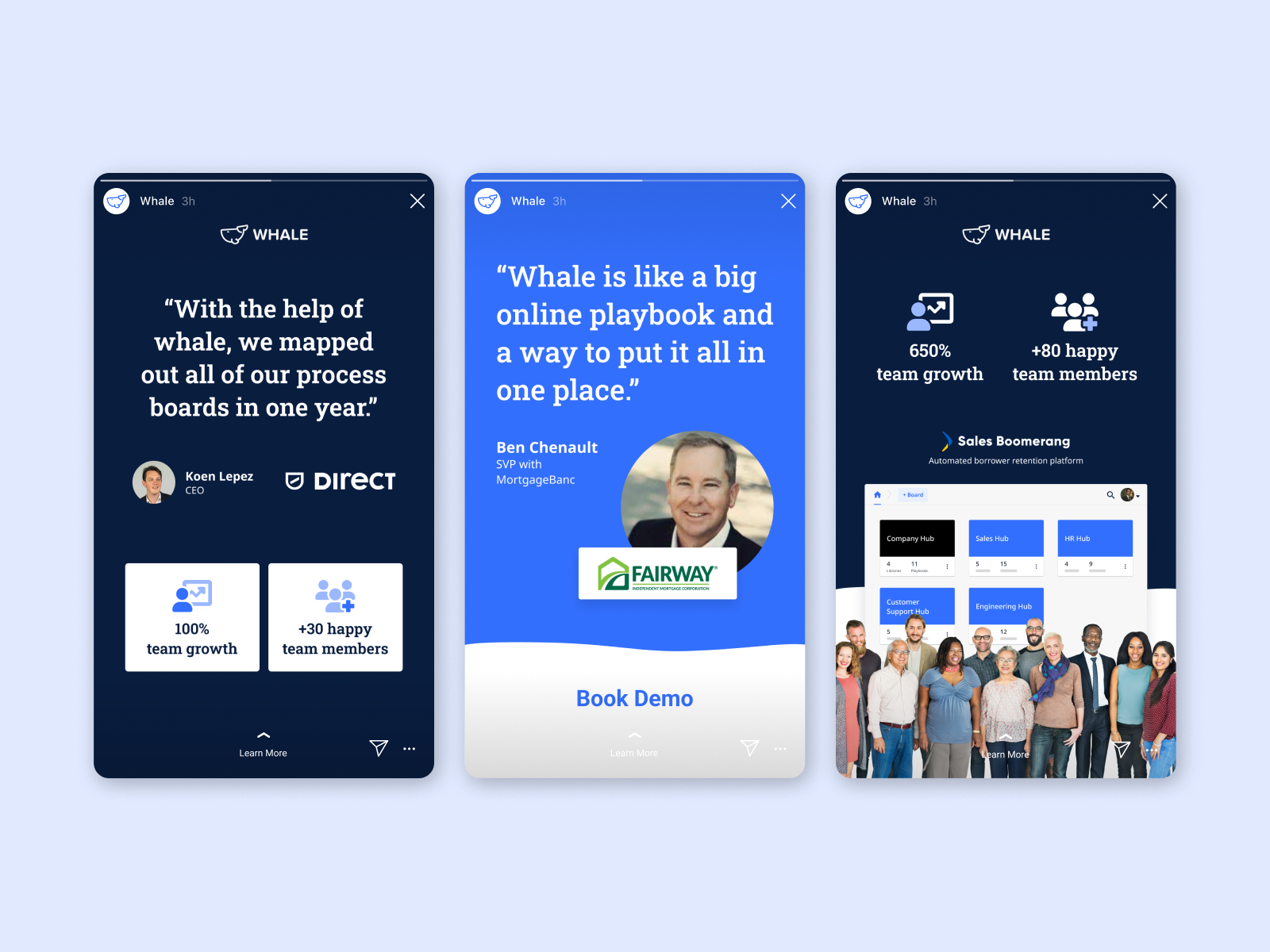 Whale - IG Story Ads by Kate Payba for Hey Digital on Dribbble