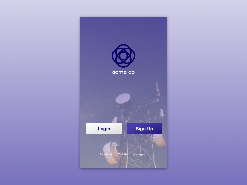 Daily UI #093 – Splash Screen by Michael Weibel on Dribbble