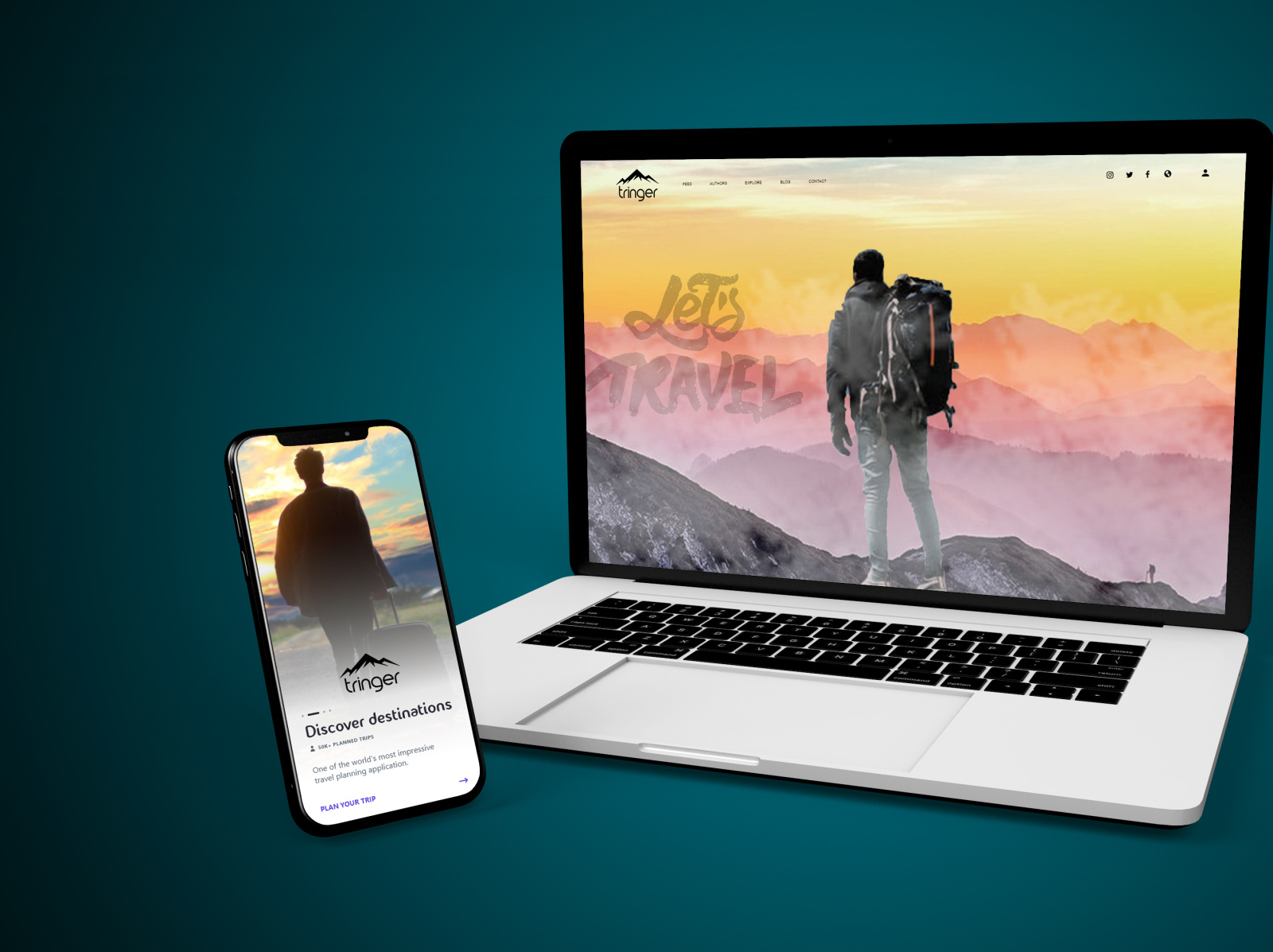 web wallpaper by Tony Christopher on Dribbble