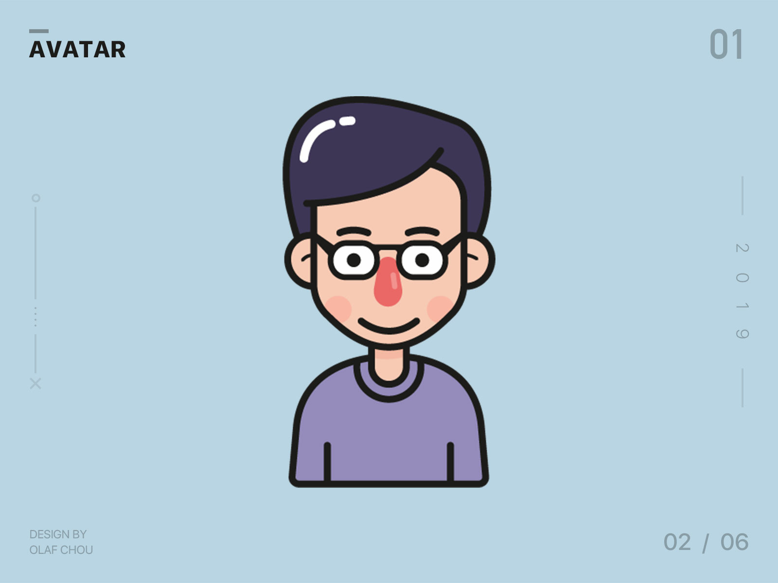 Avatar by OlafChou on Dribbble