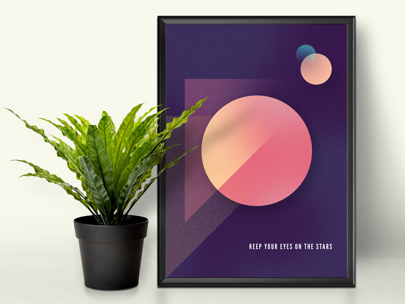 Keep Your Eyes On The Stars by Seeger Mattijs on Dribbble