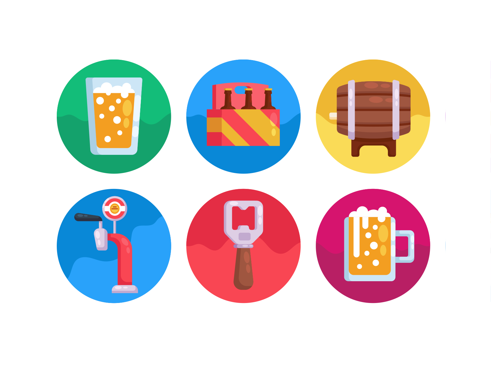 Beer Icons by Dighital on Dribbble