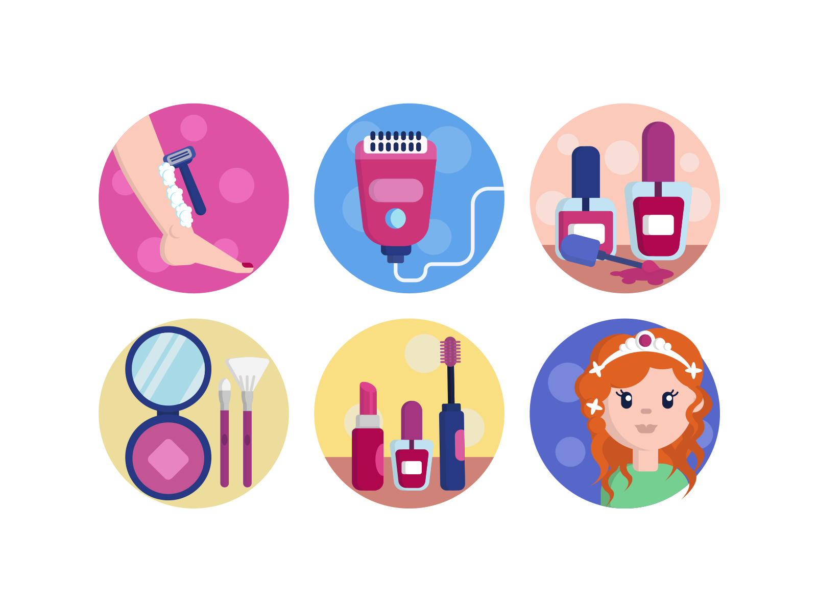 Beauty Icons by Dighital on Dribbble