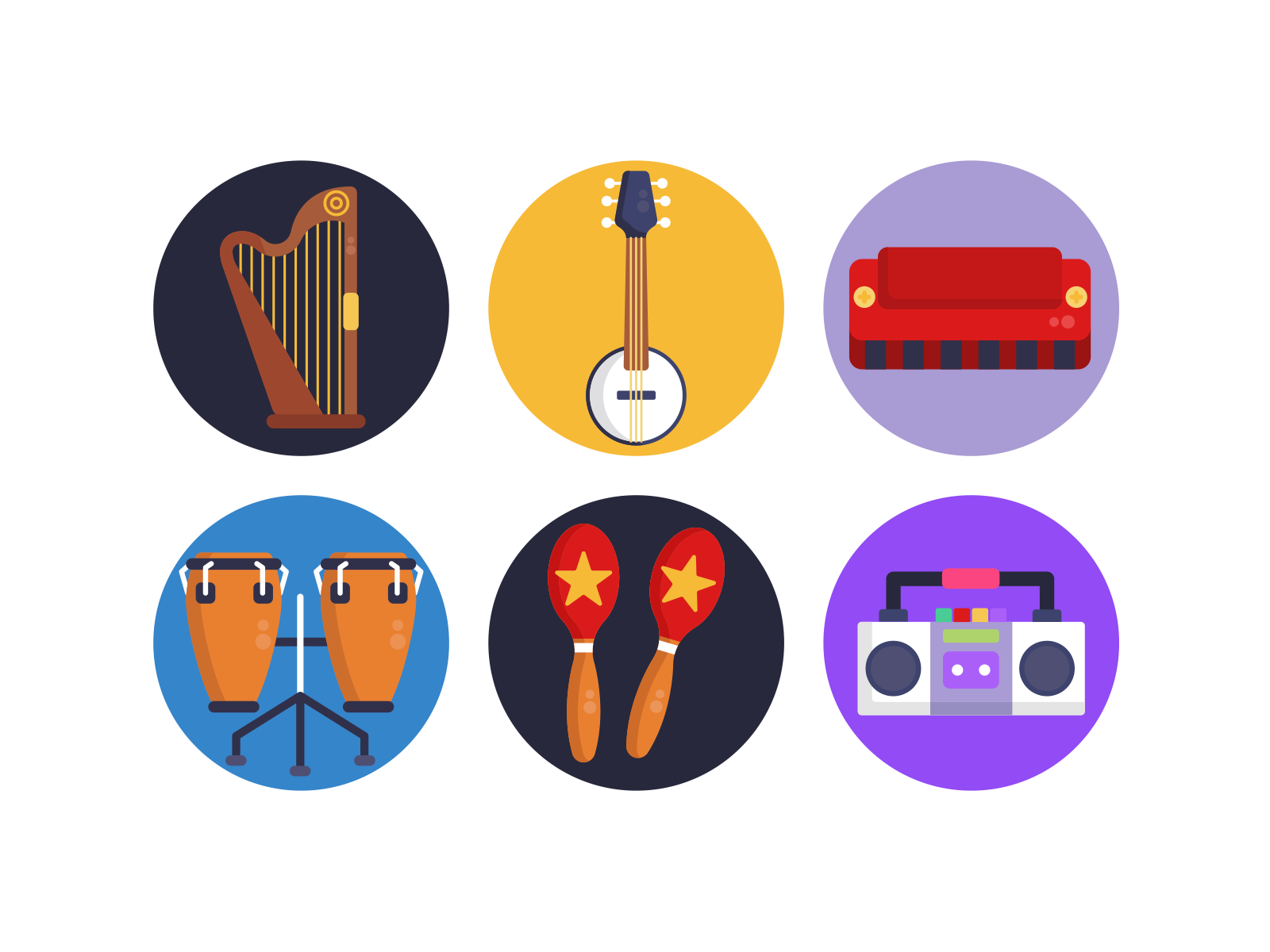 Music Icons by Dighital on Dribbble