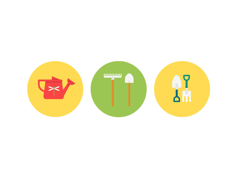 Spring icons by Dighital on Dribbble