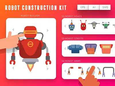 Robots Maker designs, themes, templates and downloadable graphic ...