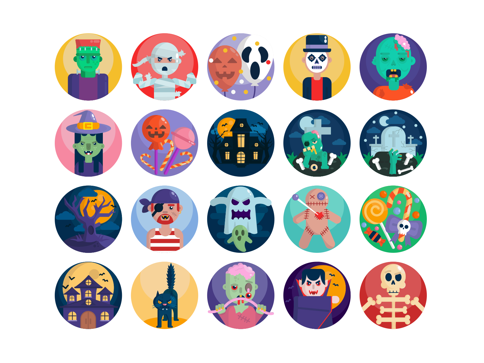 Halloween Icons by Dighital on Dribbble