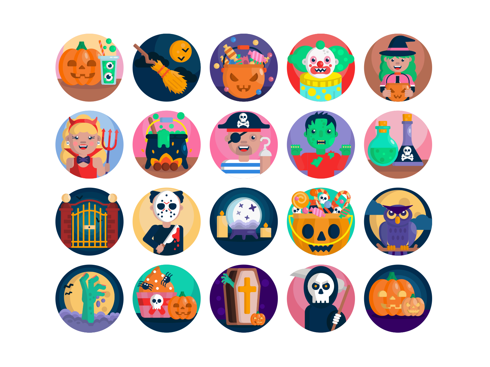 Halloween Icons by Dighital on Dribbble