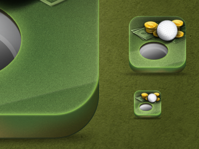 Golf App Icons by Meggan Blake on Dribbble
