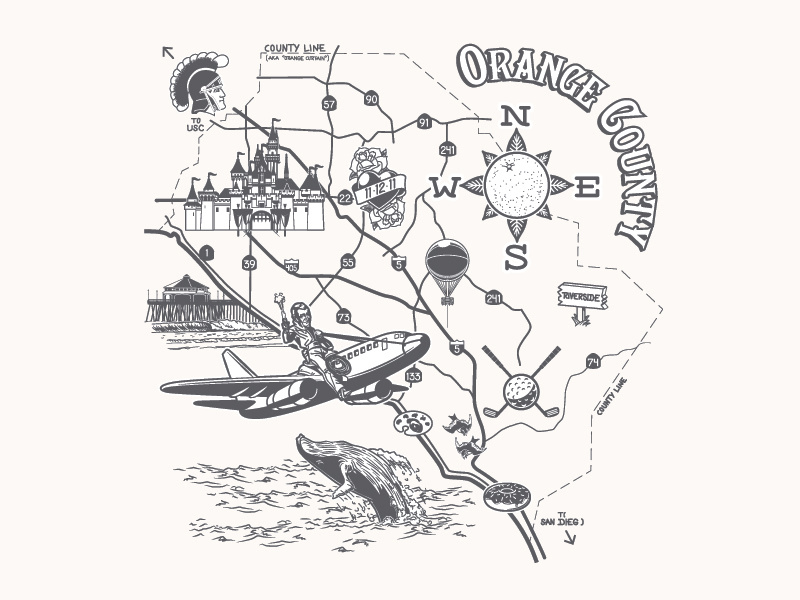 Wedding OC Map by Tom Jackson on Dribbble