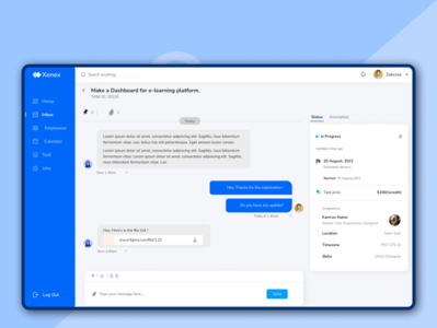 HR Management Inbox Design by Ishfaque Islam on Dribbble