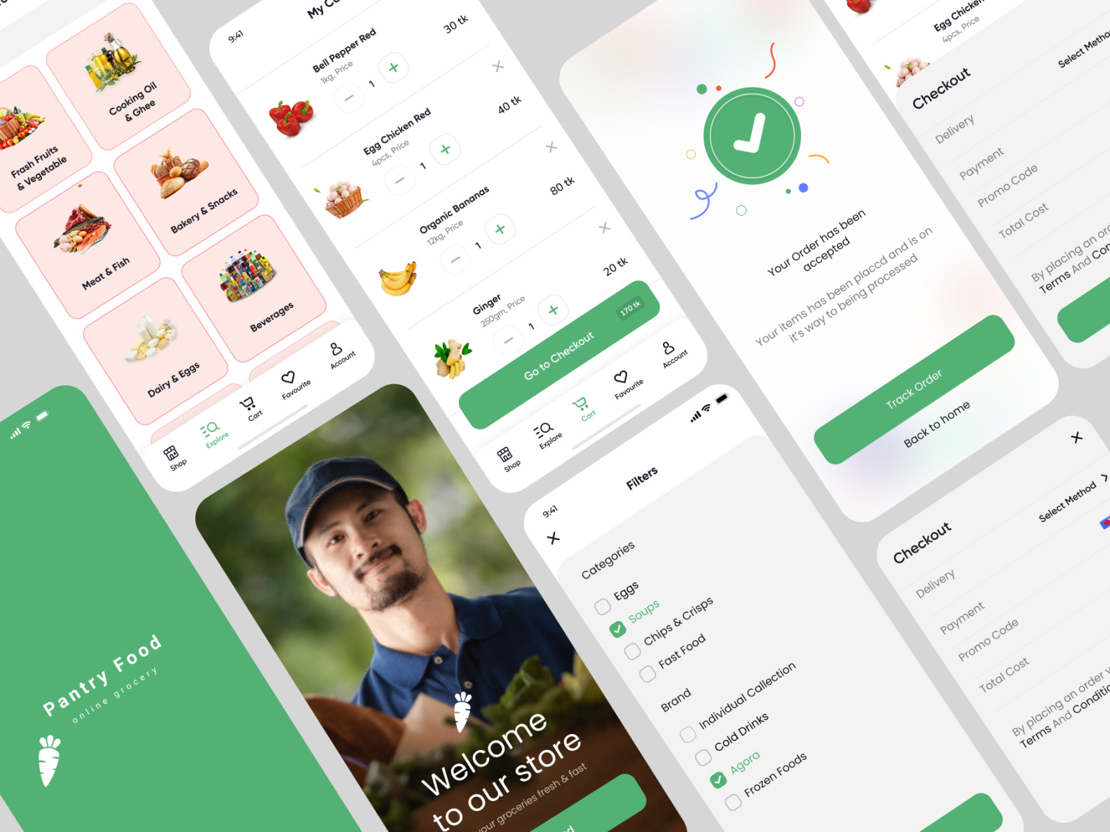 Online Grocery App Design by Ishfaque Islam on Dribbble