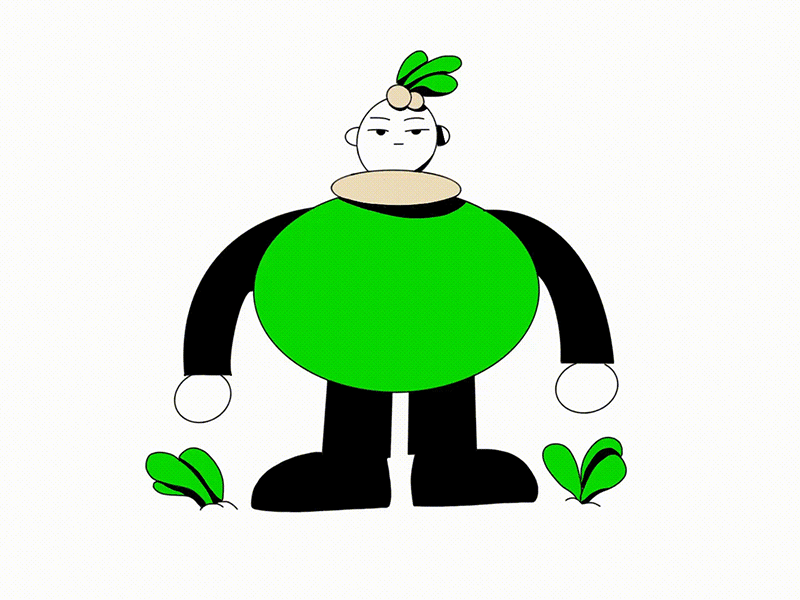 Radish man by Hanee O on Dribbble