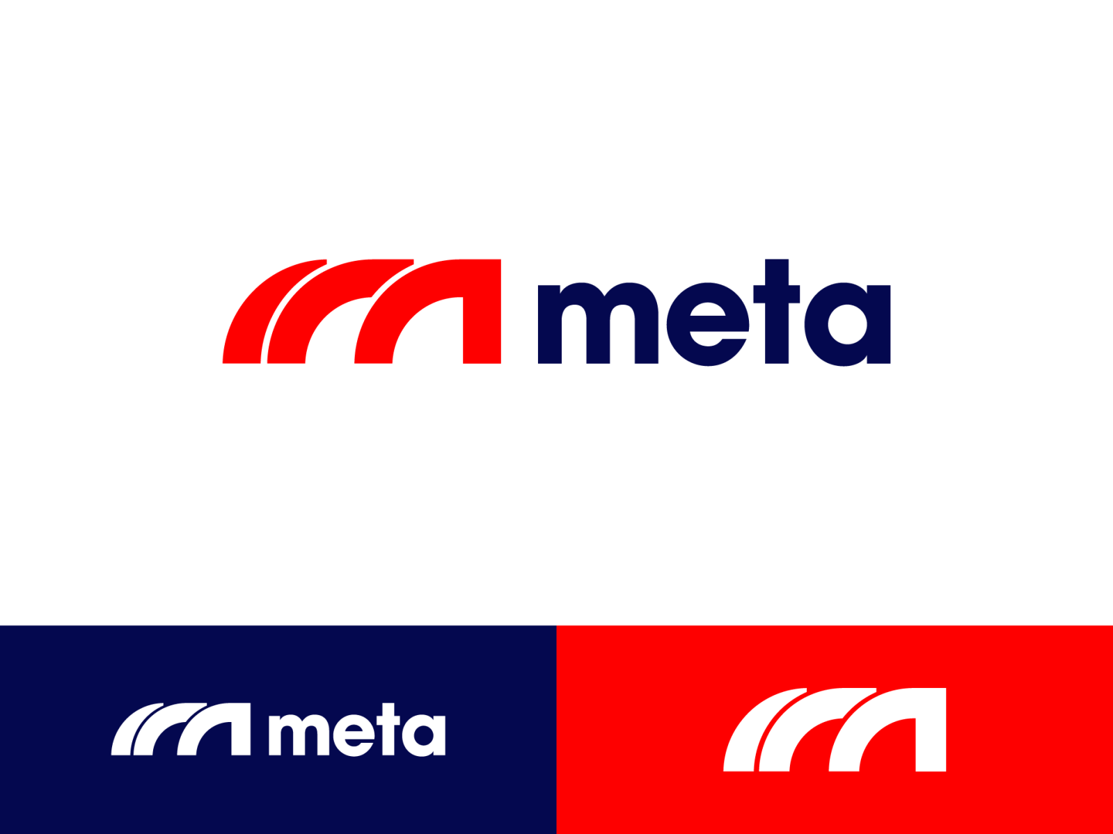 Meta Logo Design by TankSoup Design on Dribbble