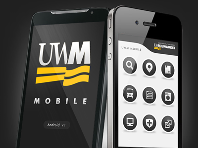 UWM Mobile app promo material by John Mills on Dribbble